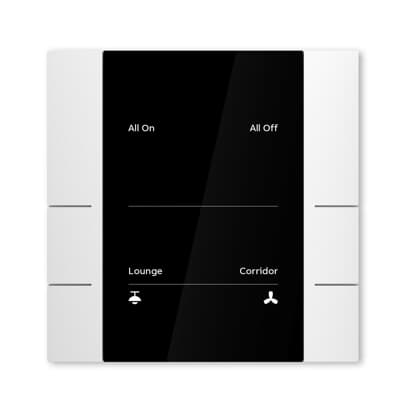 کلید هوشمند 6 پل ساده Element Control رنگ سفید YUB/U3.0.1-001 برند ABB ...